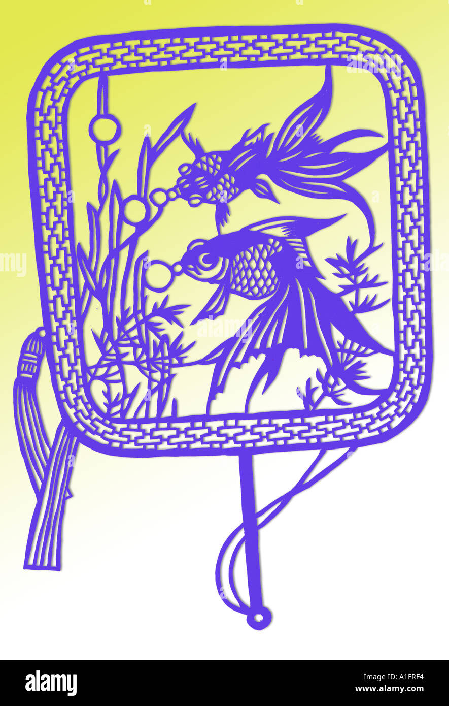 Gold fan pattern hi-res stock photography and images - Alamy