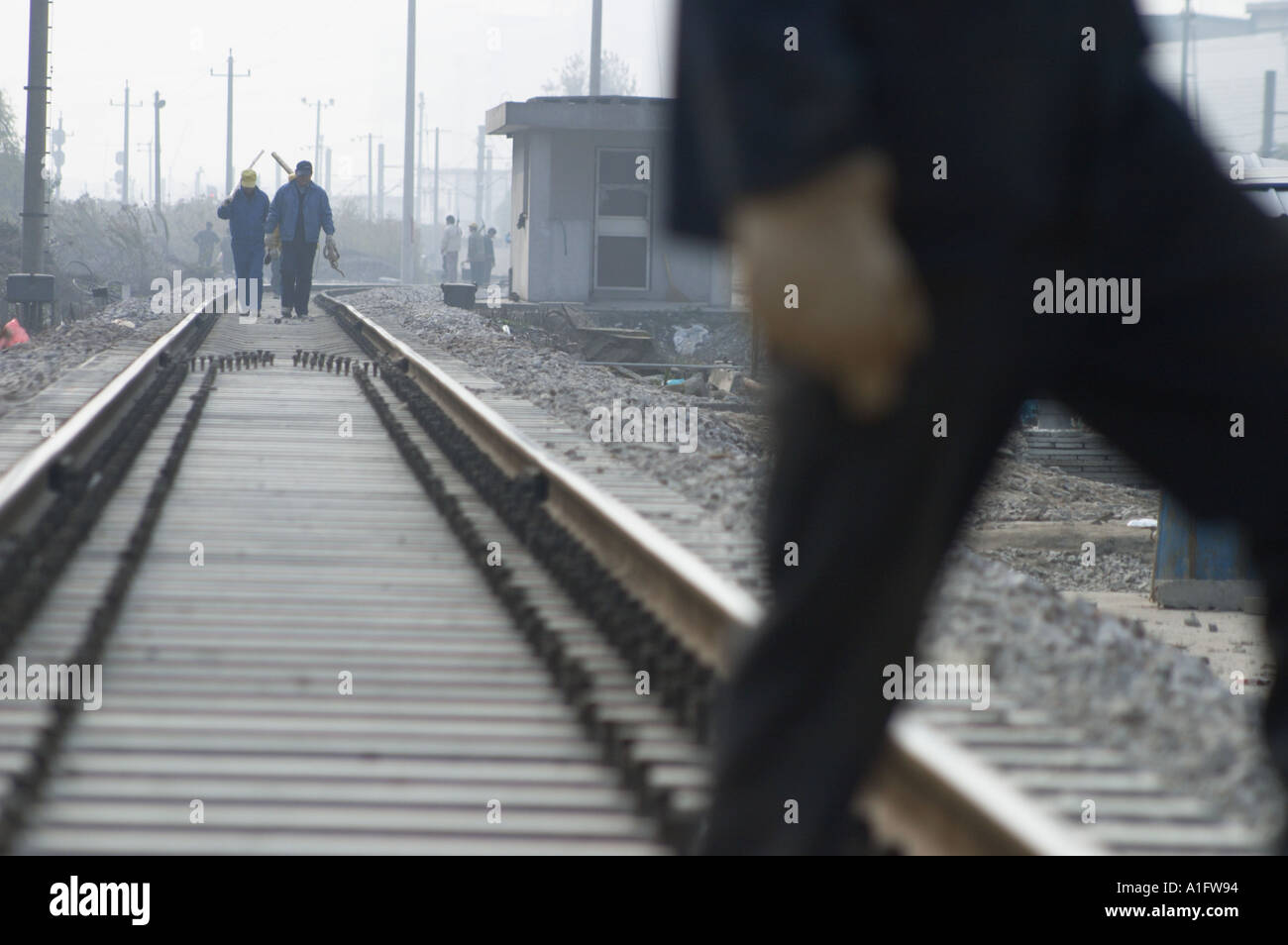 China railway construction worker hi-res stock photography and images ...