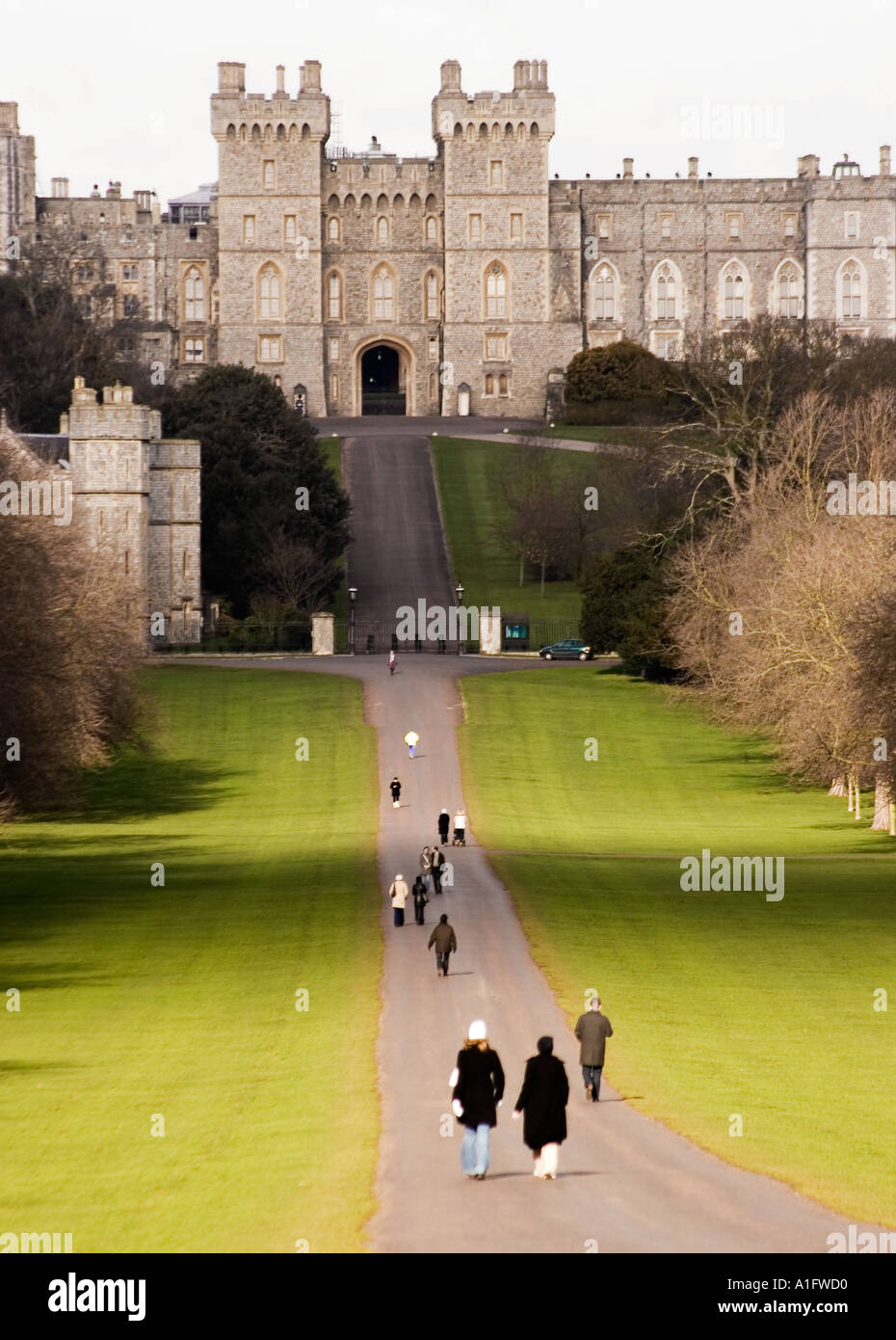 windsor the long walk castle Stock Photo - Alamy