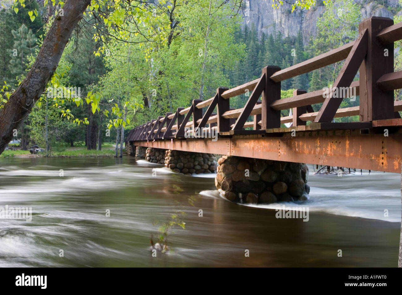 High Water - Merced River Stock Photo - Alamy