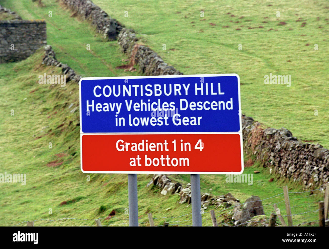 Lynmouth devon hill road hi-res stock photography and images - Alamy