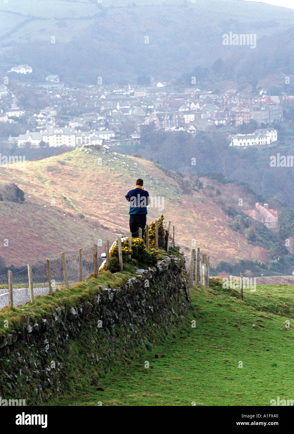 Countisbury_hill hi-res stock photography and images - Alamy