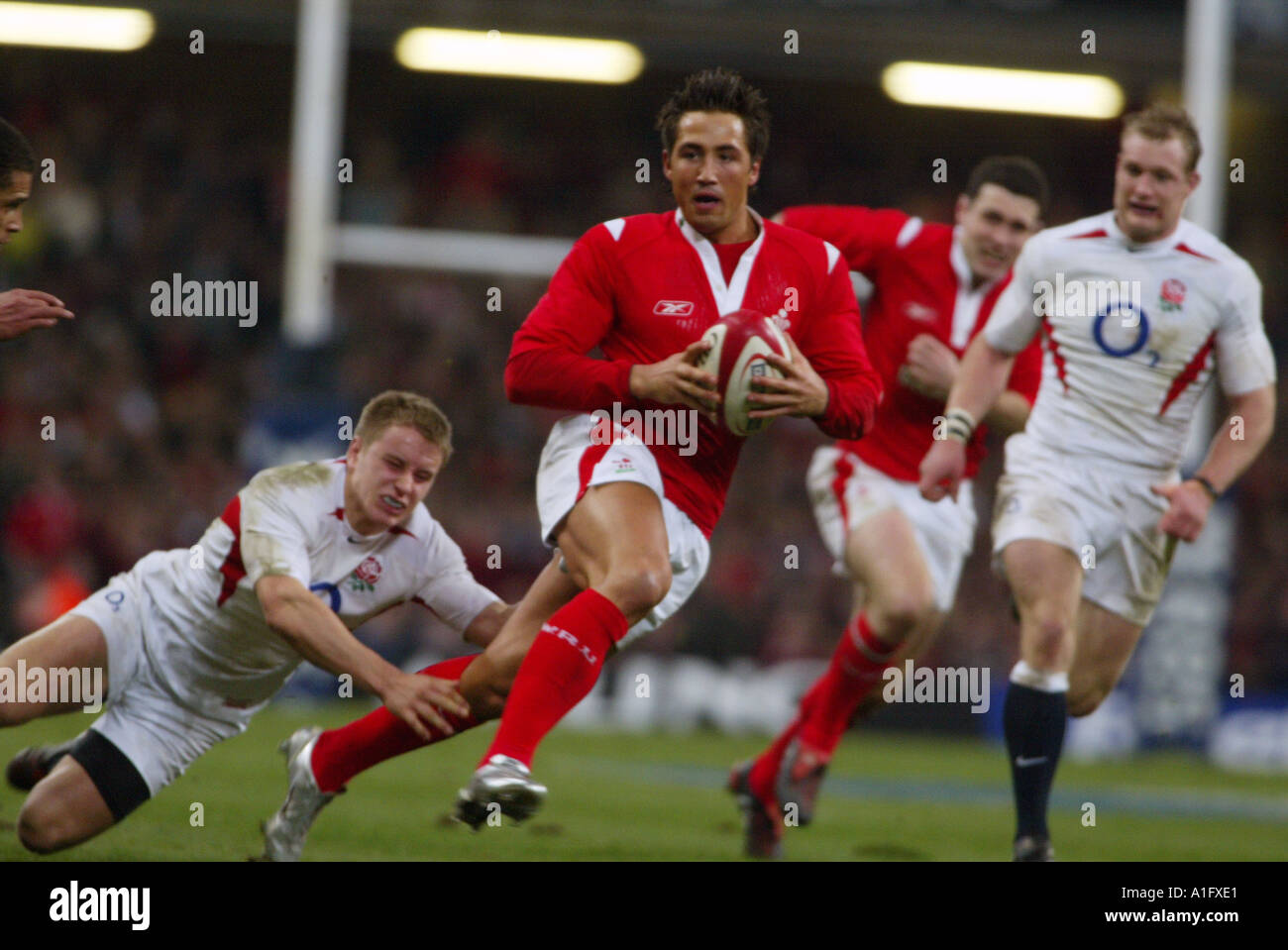 Gavin Henson Wales and England Rugby Six Nations Championship 2005 ...