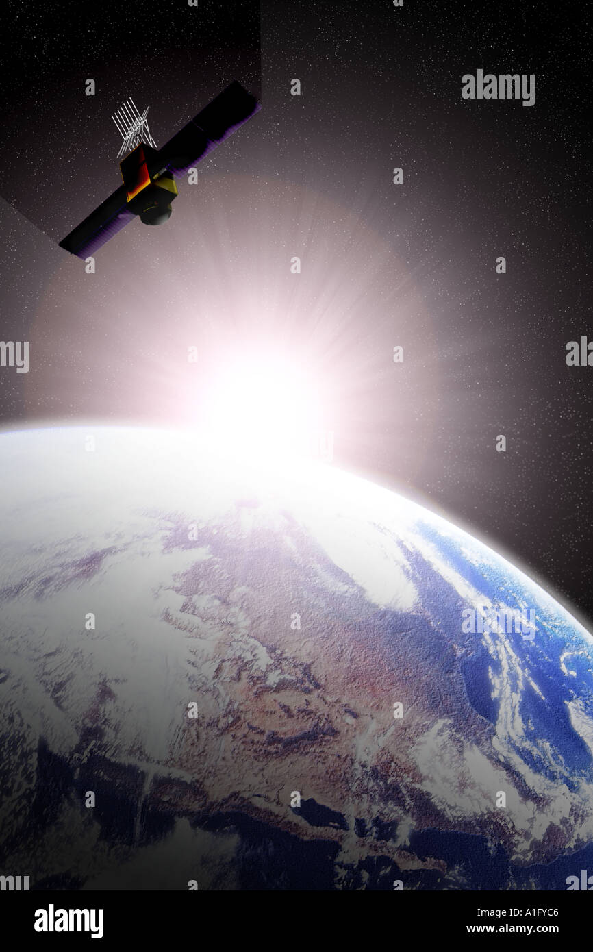 Satellite world pacific hi-res stock photography and images - Alamy