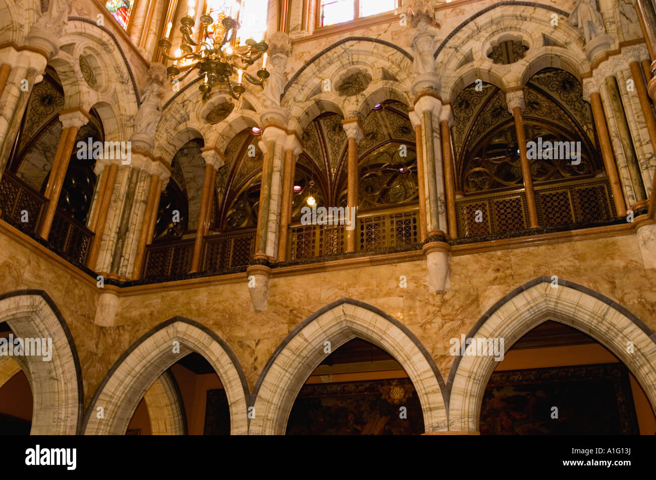 Mount Stuart house De Bute island Scotland United Kingdom Stock Photo ...