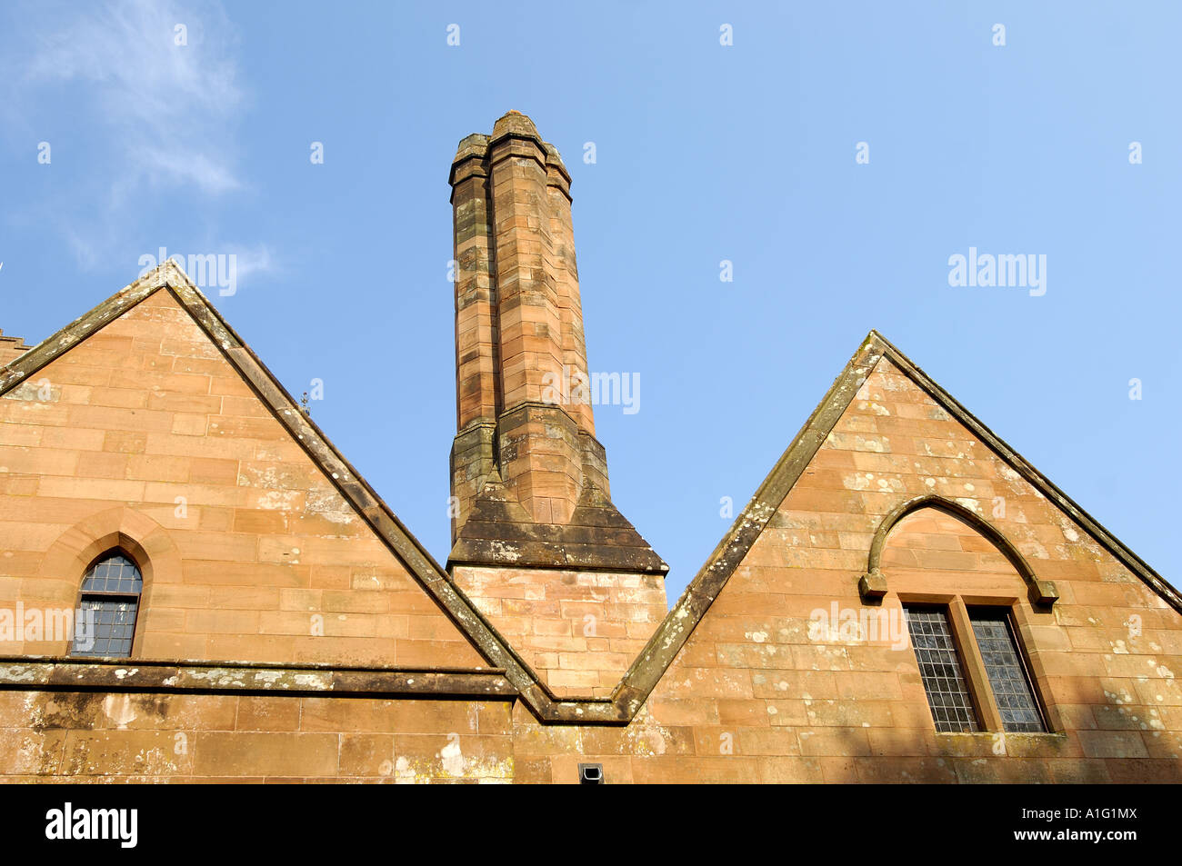 Mount Stuart house De Bute island Scotland United Kingdom Stock Photo ...