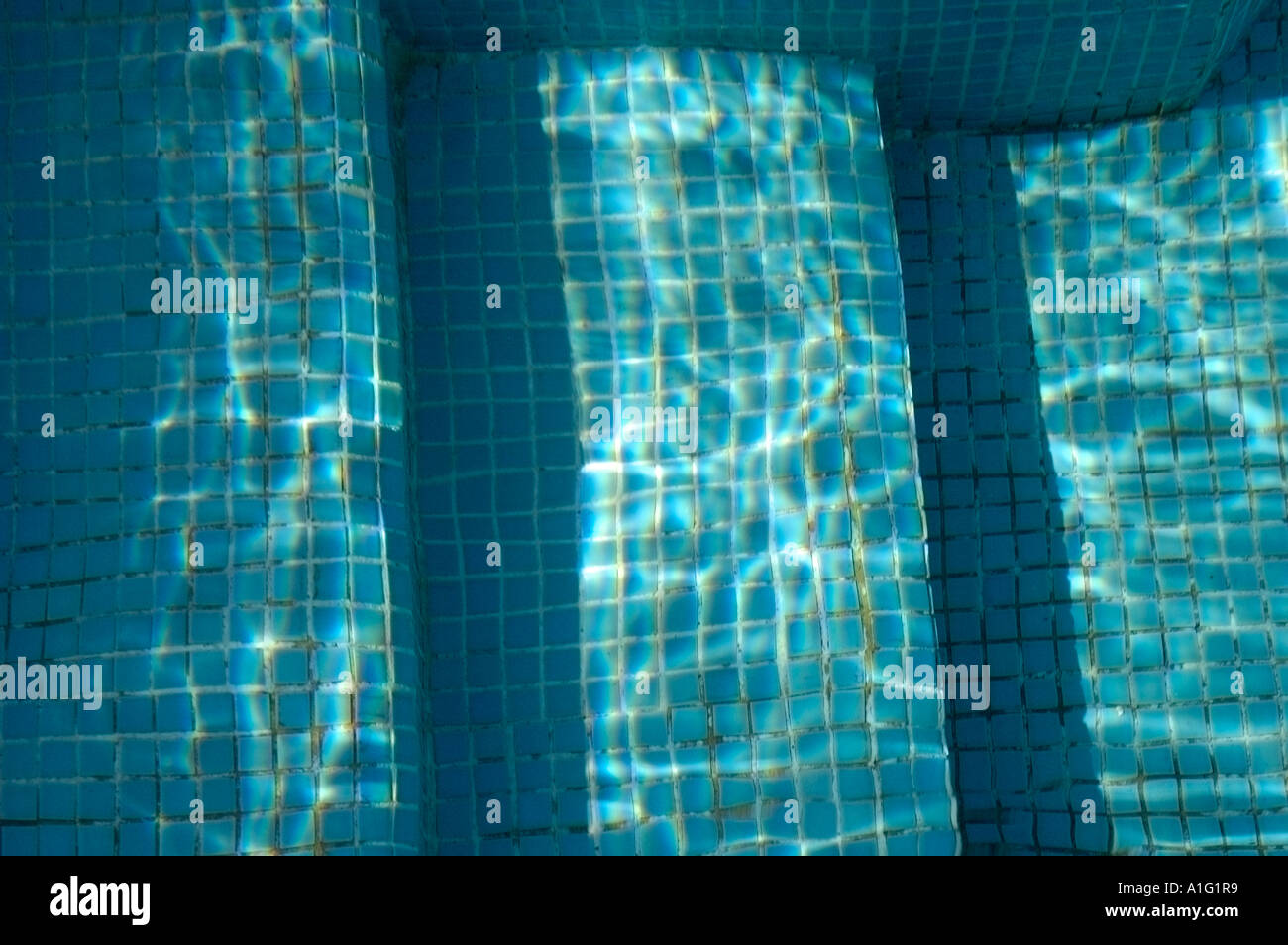 Swimming Pool Steps Stock Photo Alamy
