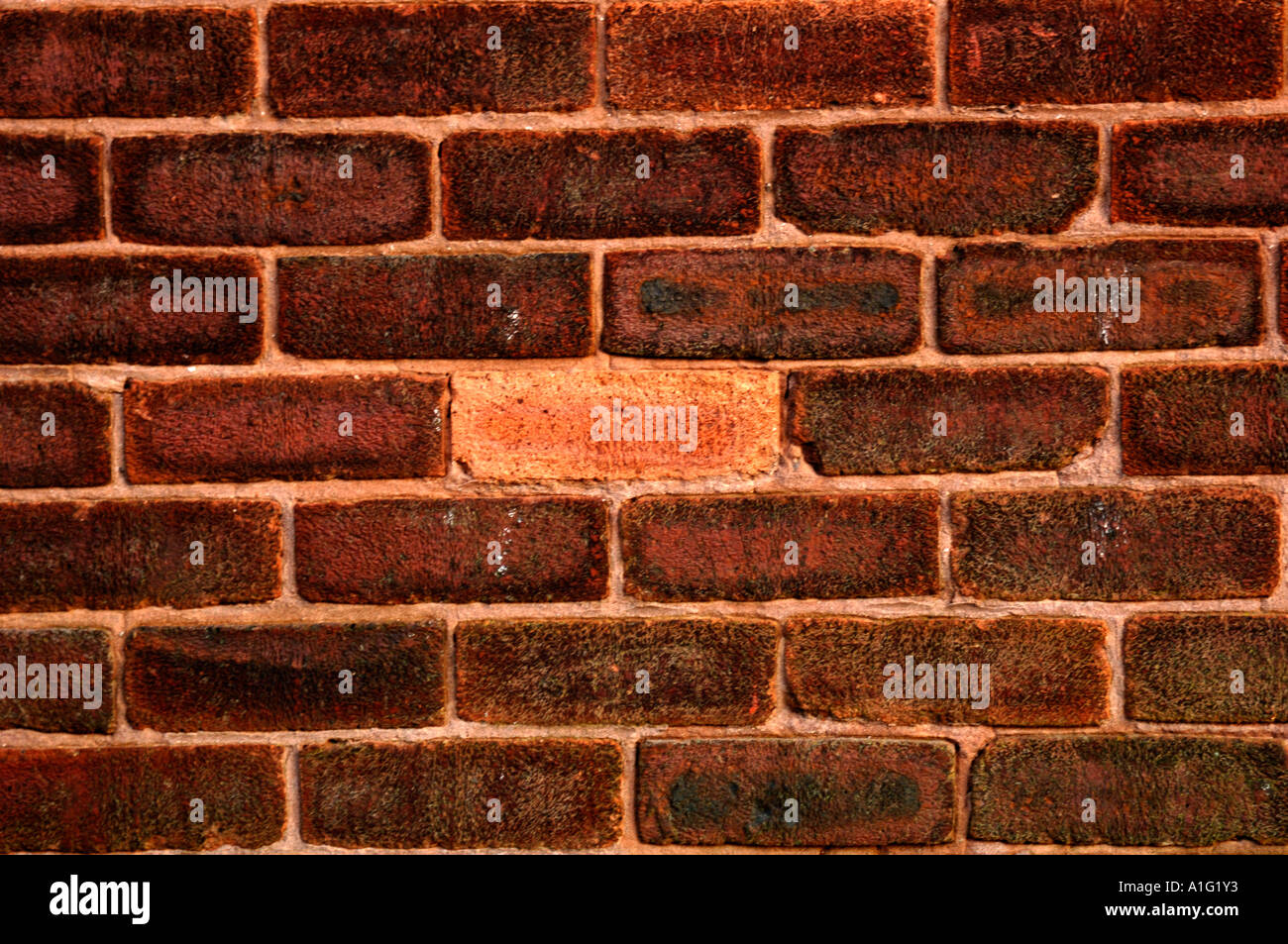 Odd Brick Out Stock Photo - Alamy