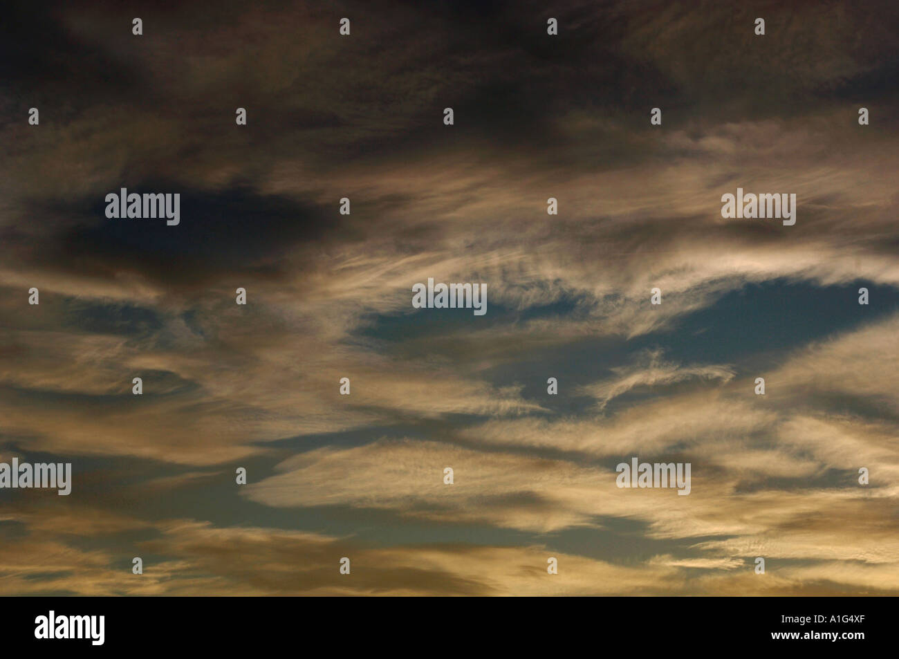 Natural Evening Sky Stock Photo - Alamy