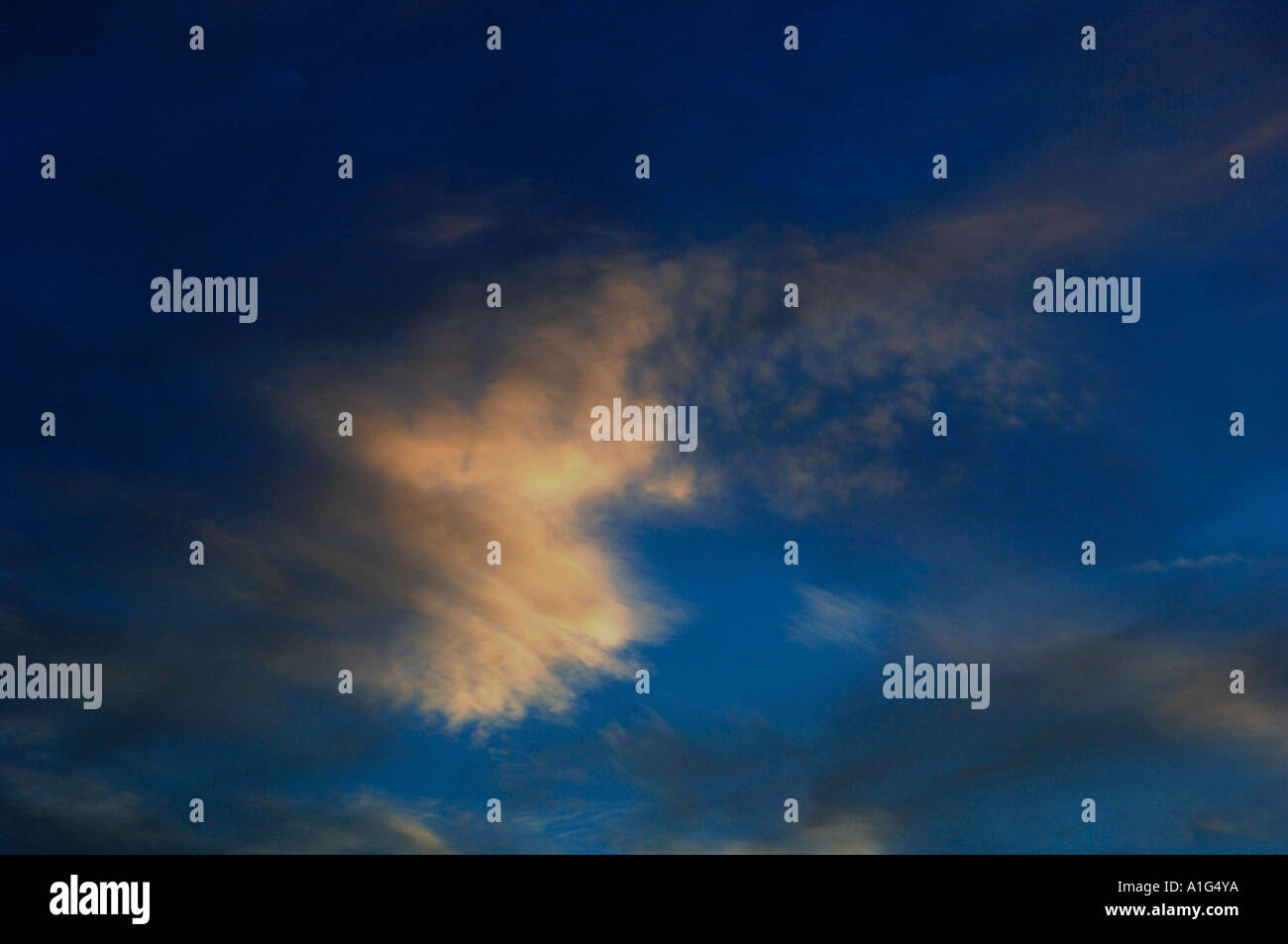 Natural Evening Sky Stock Photo - Alamy