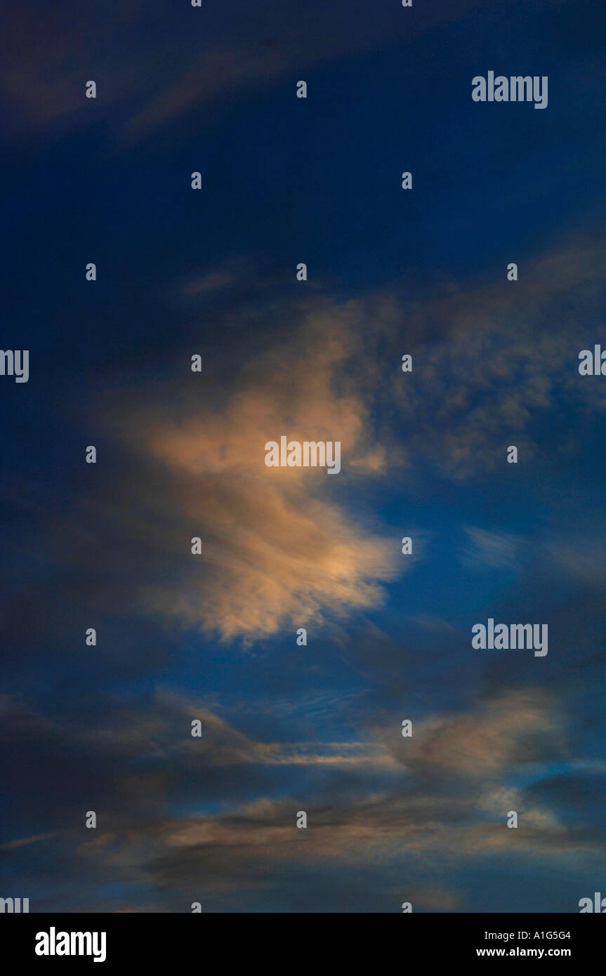 Natural Evening Sky Stock Photo - Alamy
