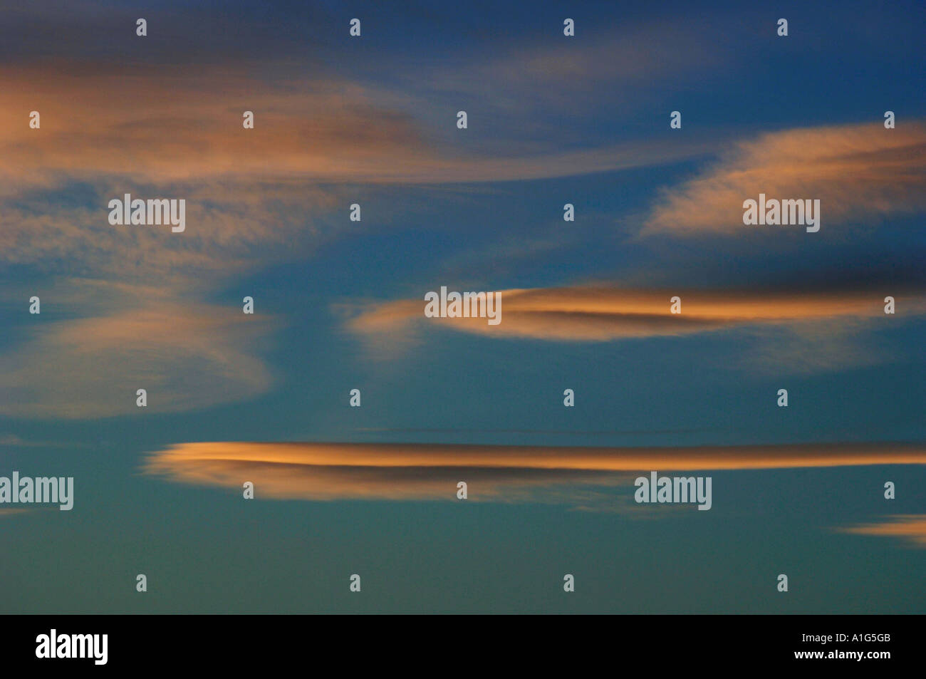 Natural Evening Sky Stock Photo - Alamy