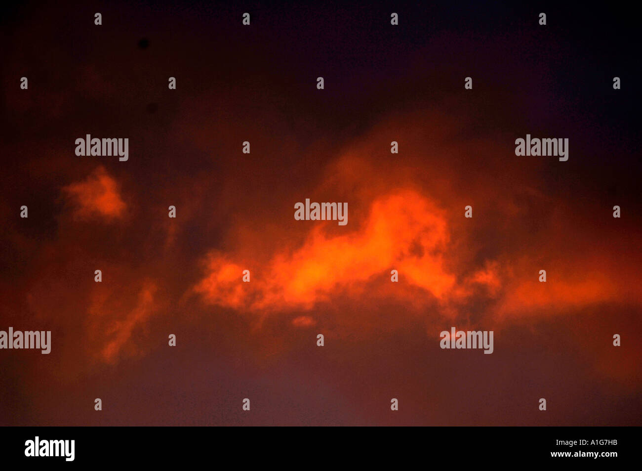 Red Sky At Night Stock Photo - Alamy