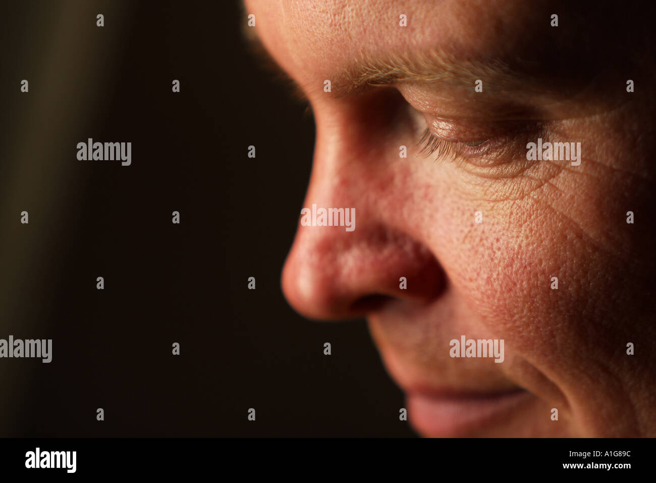 Pursed smile hi-res stock photography and images - Alamy