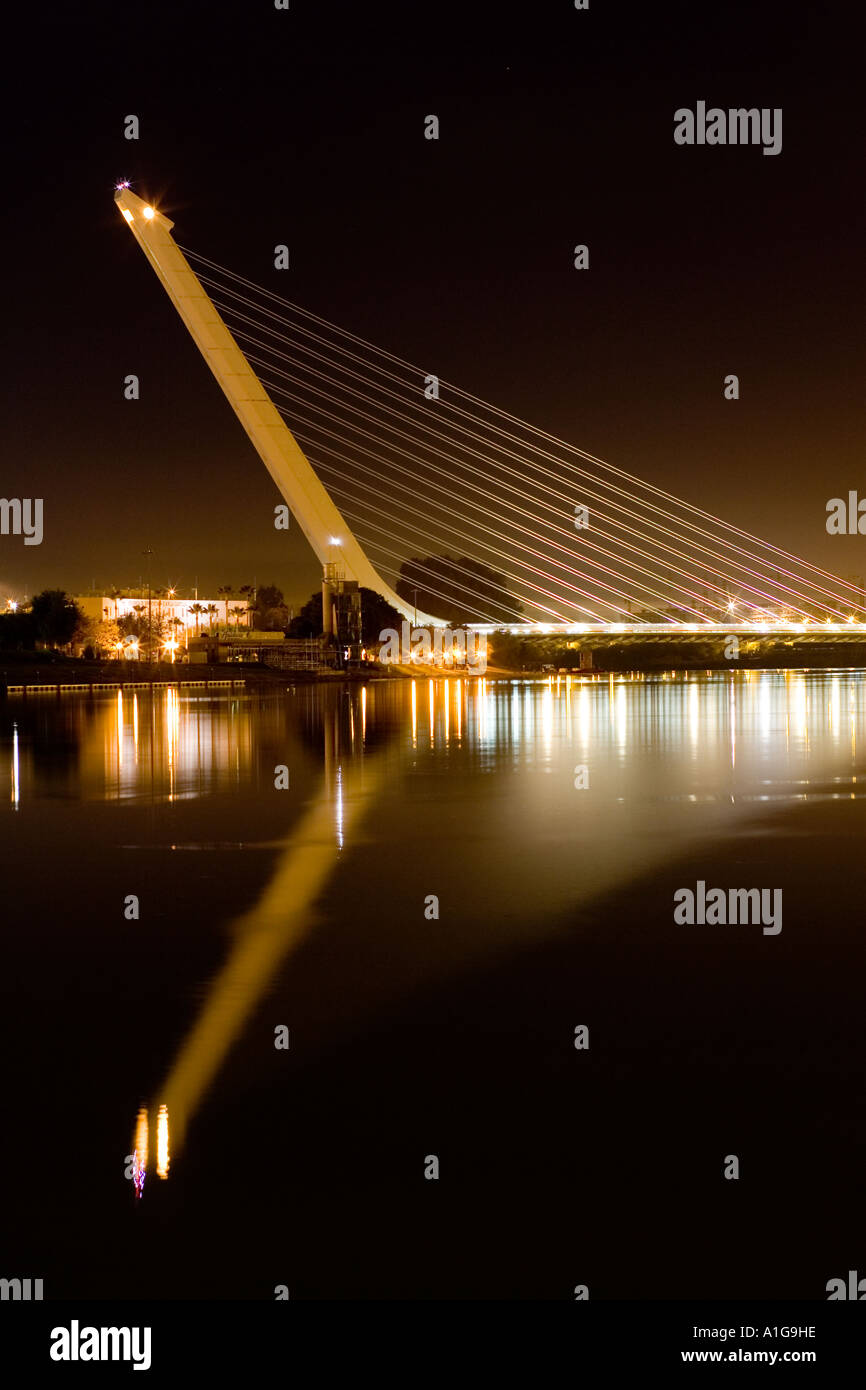 Alamillo bridge seville hi-res stock photography and images - Alamy