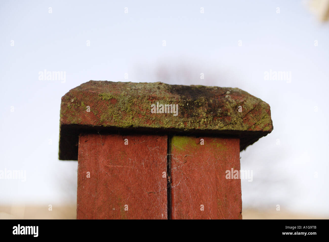 fence post cap Stock Photo - Alamy