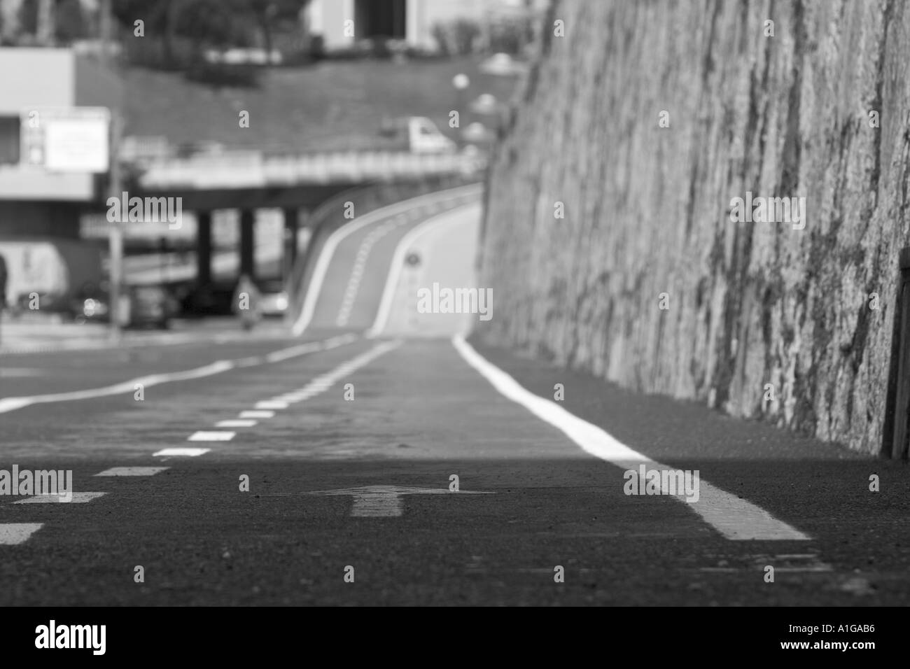 Slope markings Black and White Stock Photos & Images - Alamy