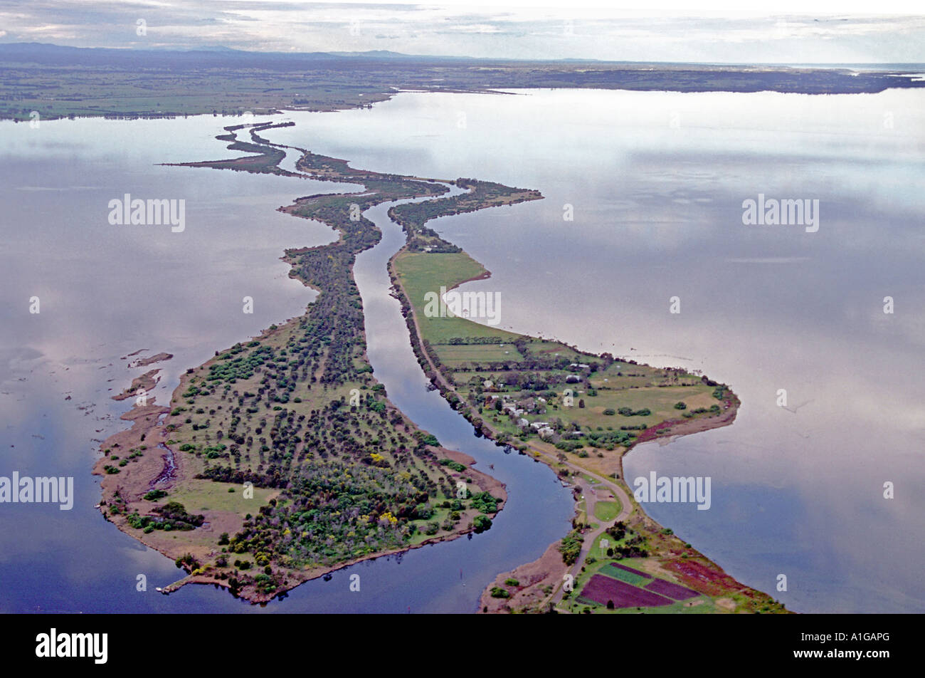 Island Silt Jetty Stock Photo - Alamy