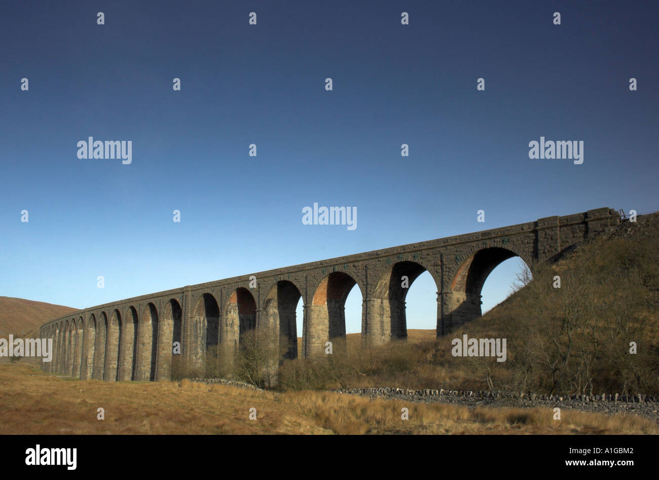 ribblehead rail viaduct in the yorkshire dales Stock Photo - Alamy
