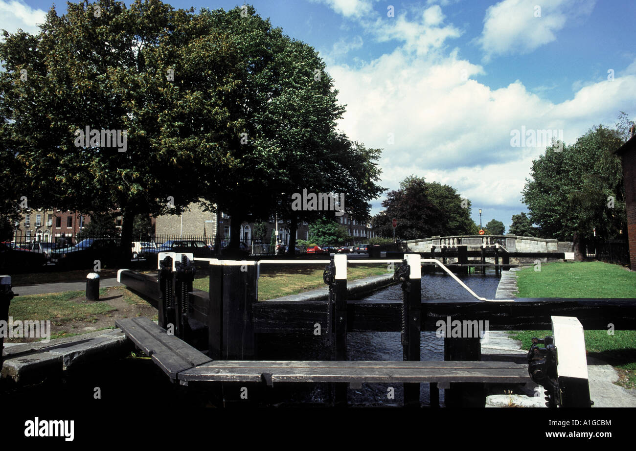 Bridges Grand Canal Dublin Stock Photo - Alamy