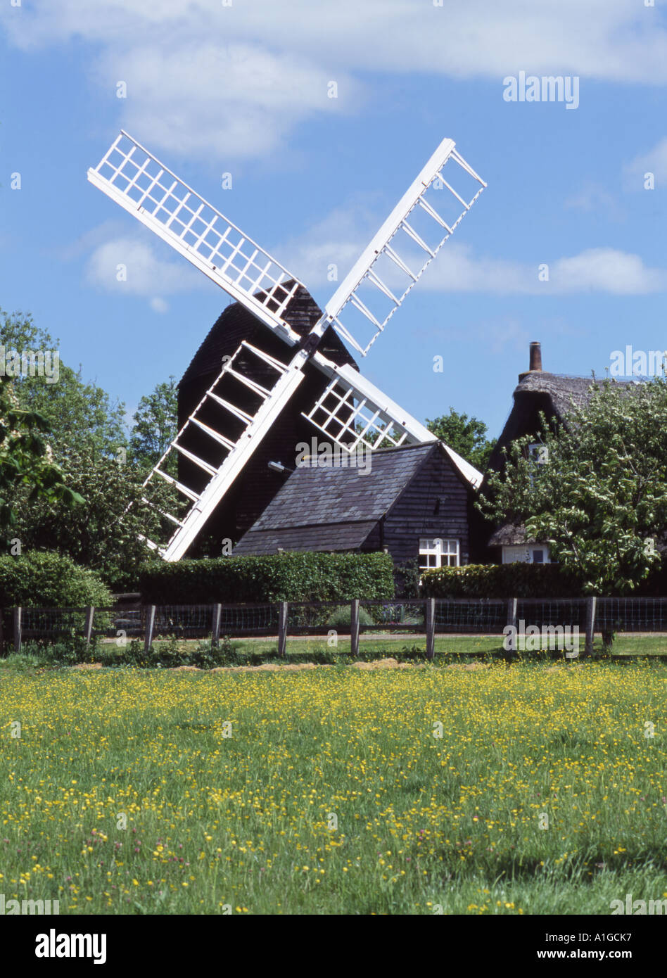Bourn windmill and mill farm hi-res stock photography and images - Alamy