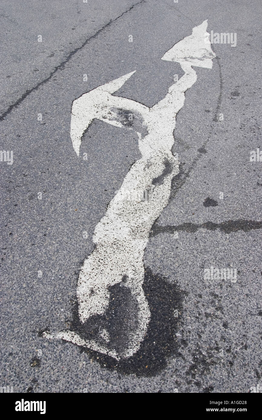 Faded Road Markings High Resolution Stock Photography and Images - Alamy