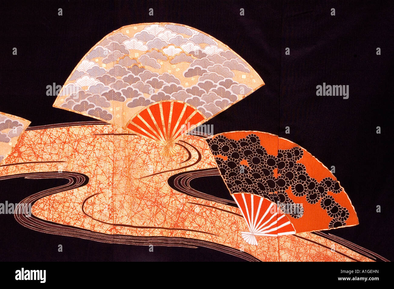 Kimono detail of back hi-res stock photography and images - Alamy