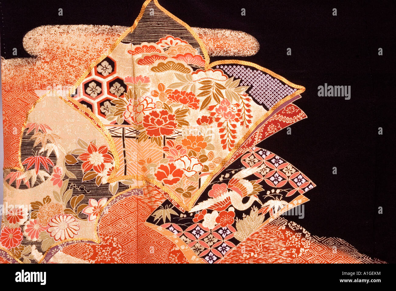 Kimono detail of back hi-res stock photography and images - Alamy