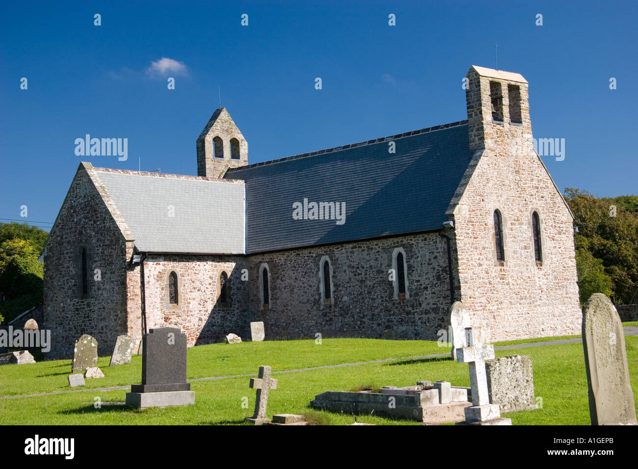 St Bridget Church St Brides Pembrokeshire West Wales Stock Photo - Alamy