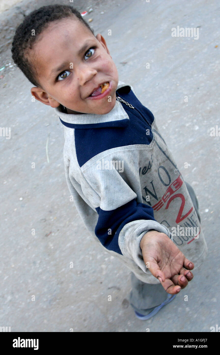 Poor child cairo egypt hi-res stock photography and images - Alamy