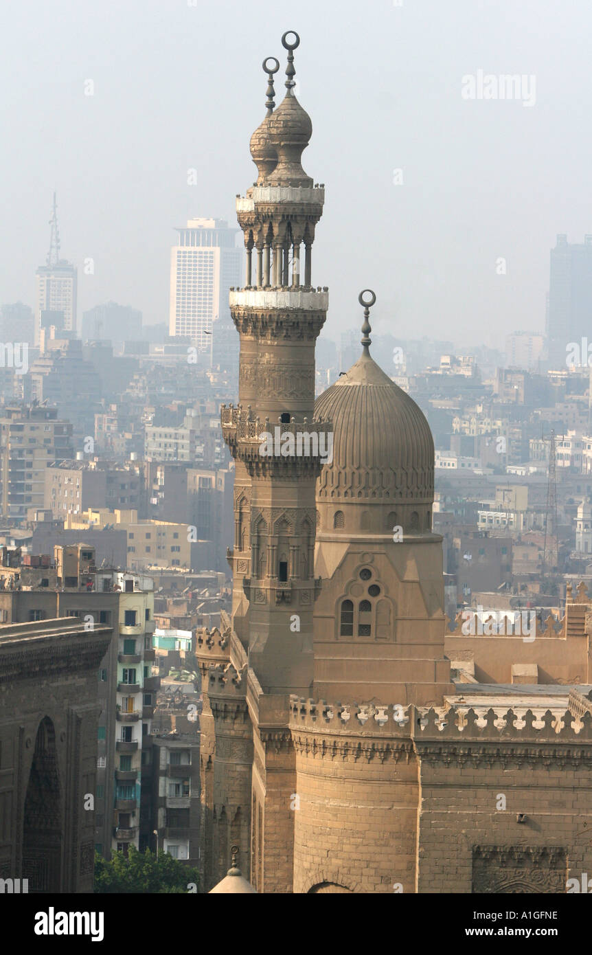 Mosque Madrassa of Sultan Hassan and Al Rifai mosque seen from the ...