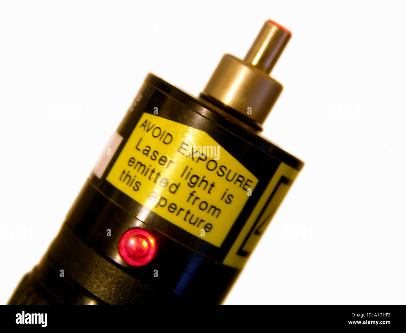 Laser and Warning Label Stock Photo - Alamy