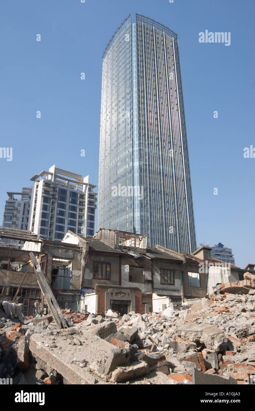 old houses being destroyed and for new developments in the french ...