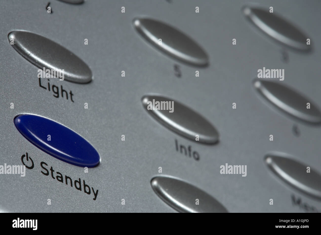Standby button on a radio Stock Photo - Alamy