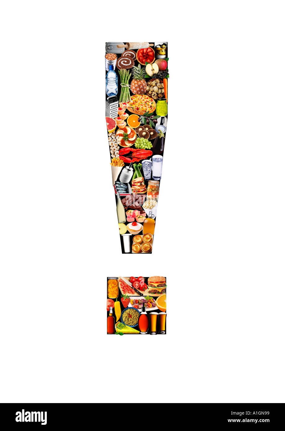 Exclamation character Cut Out Stock Images & Pictures - Alamy