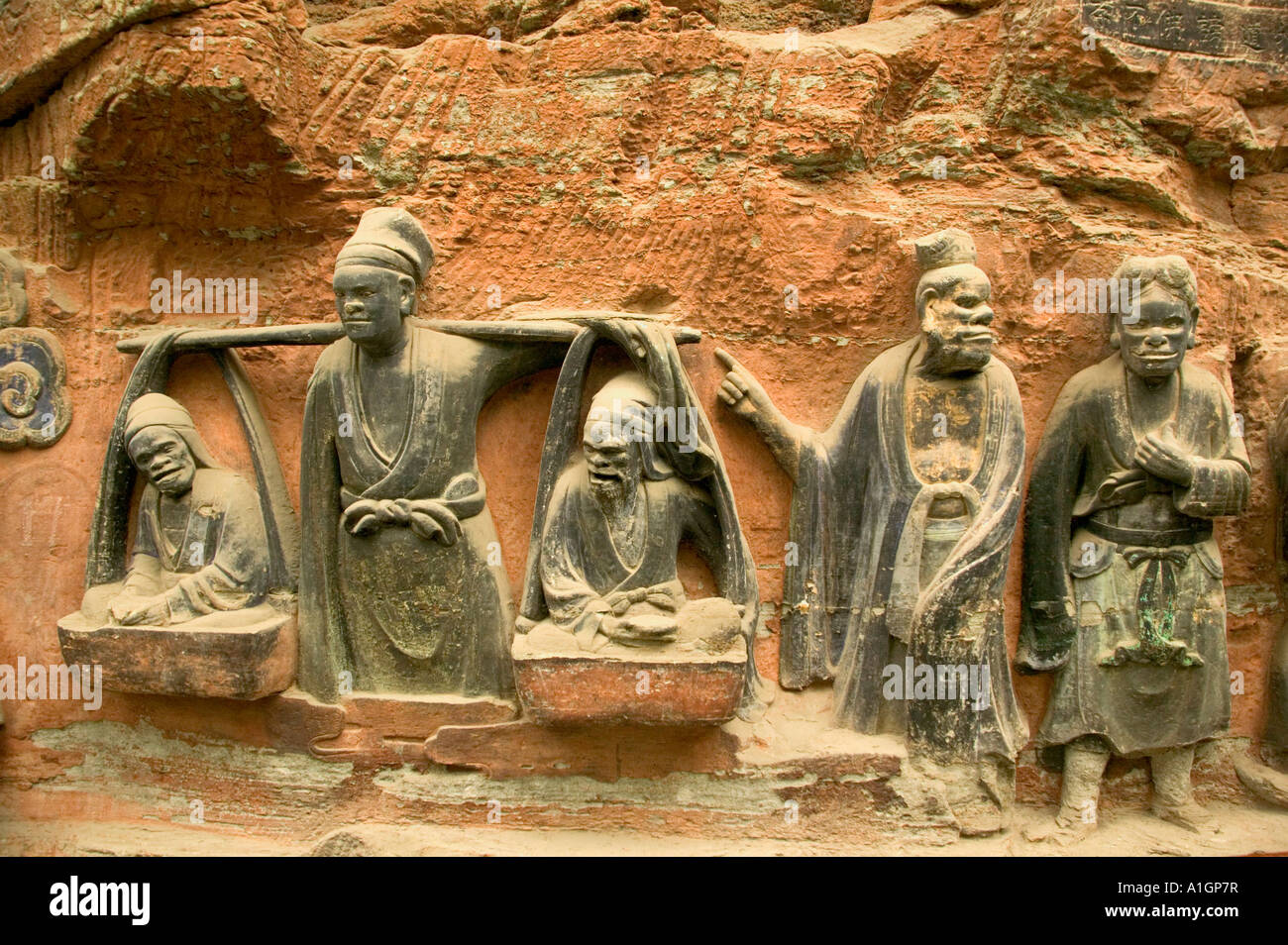 Dazu Rock Carvings, Sichuan Province, China Stock Photo - Alamy