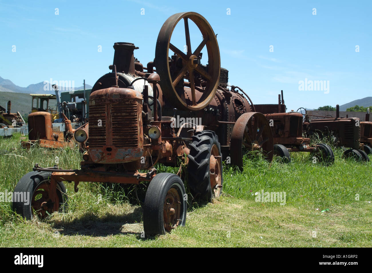 Tractor Graveyard in Joubertina Eastern cape South Africa RSA Stock ...