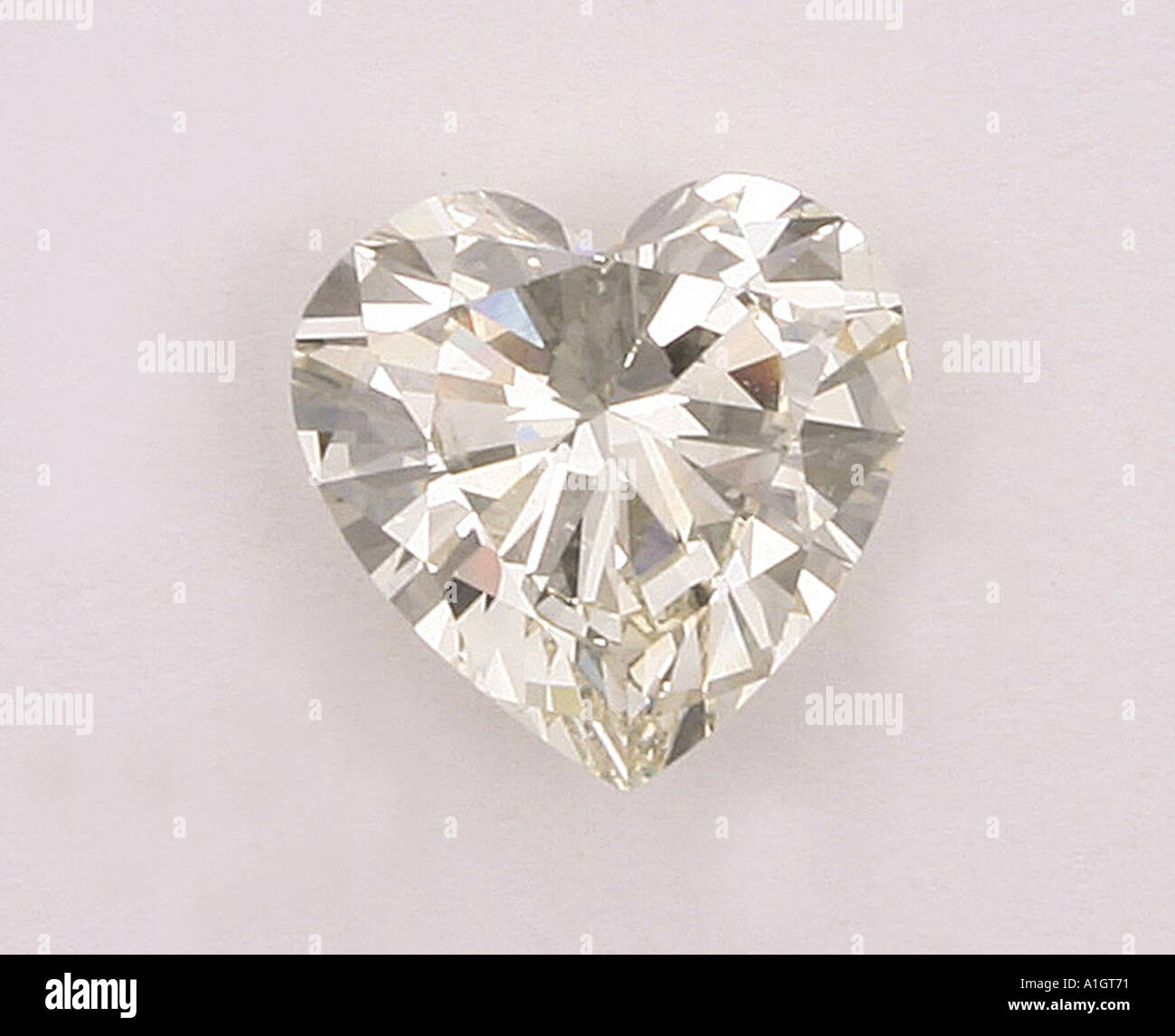 Diamond heart shape Stock Photo - Alamy
