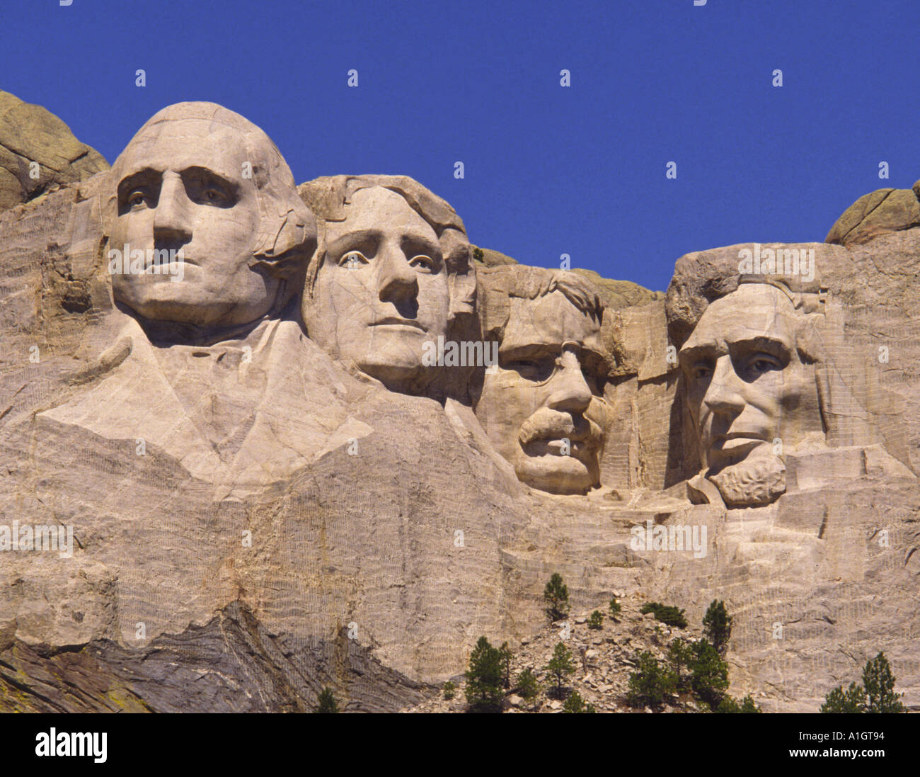 Presidents sculptures mount rushmore hi-res stock photography and ...