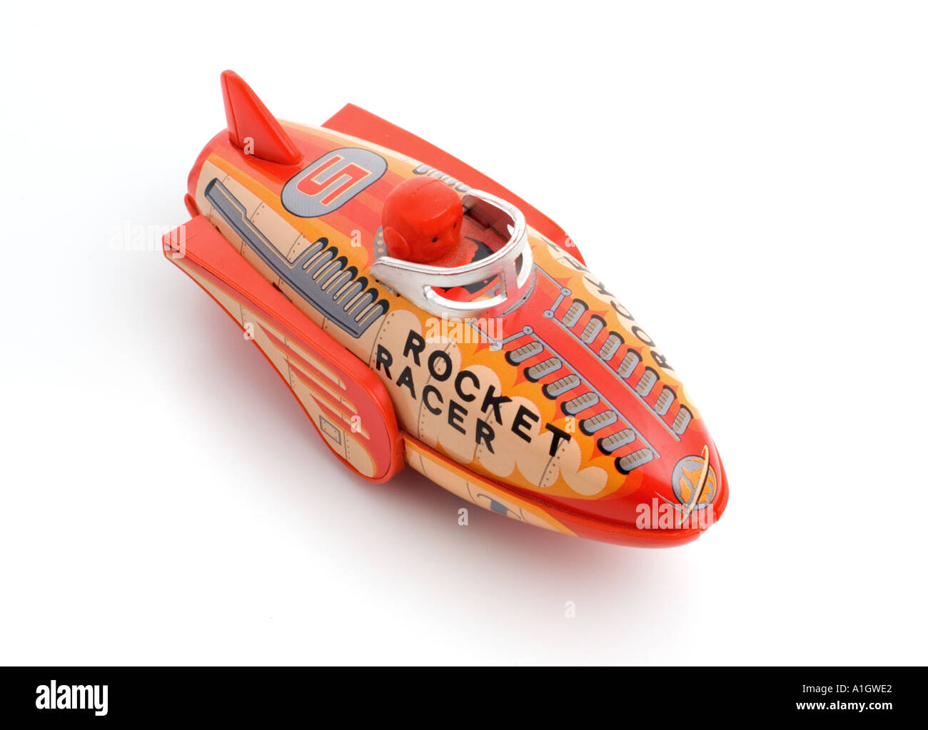 Retro rocket racer toy Stock Photo - Alamy