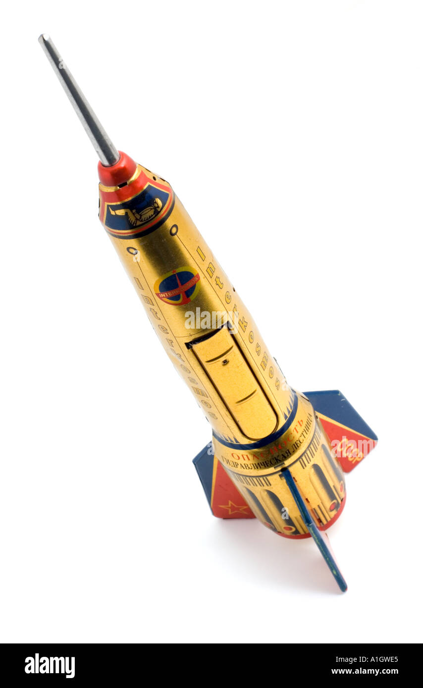 1950 Toy Rocket High Resolution Stock Photography and Images - Alamy