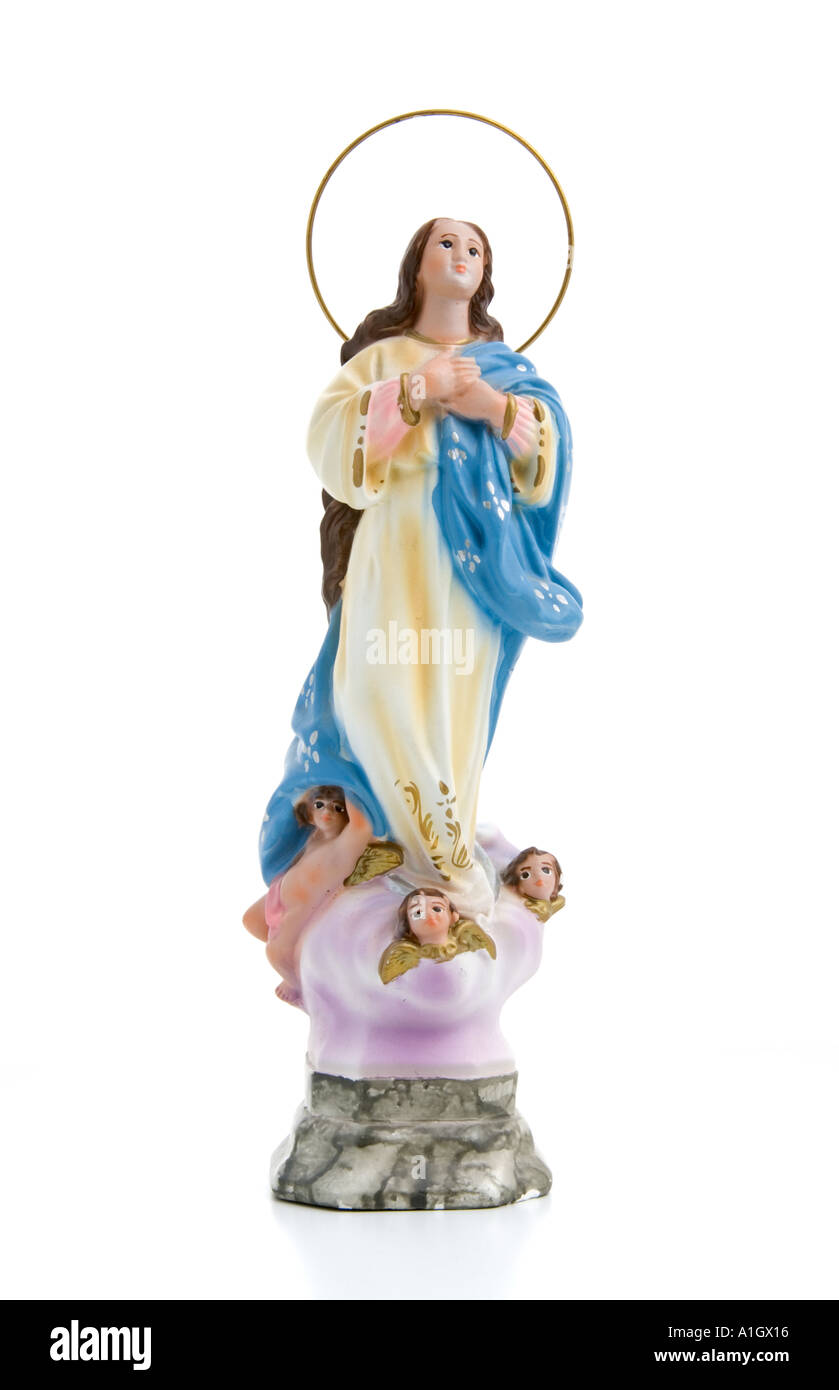 Virgin mary silhouette icon hi-res stock photography and images - Alamy