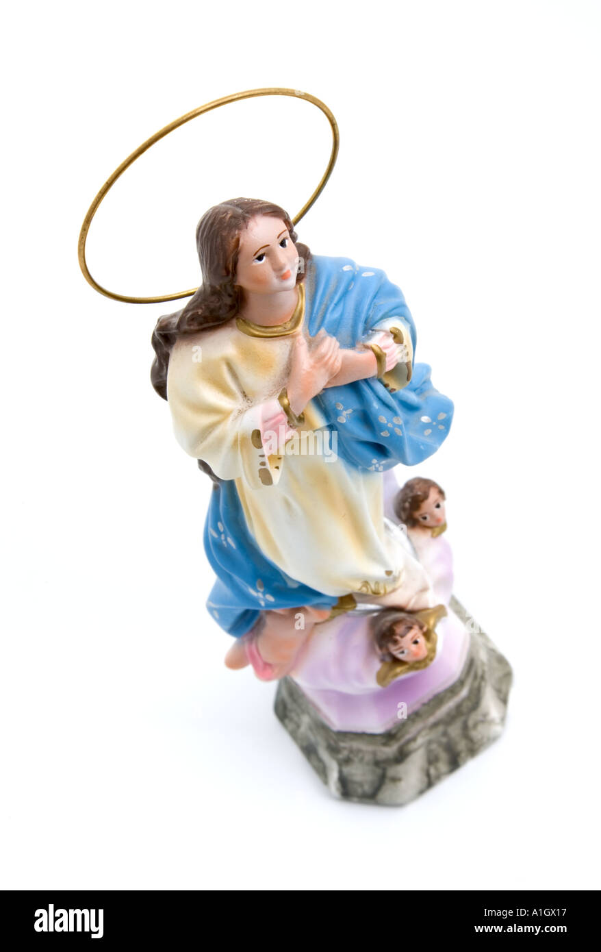 Virgin mary silhouette icon hi-res stock photography and images - Alamy