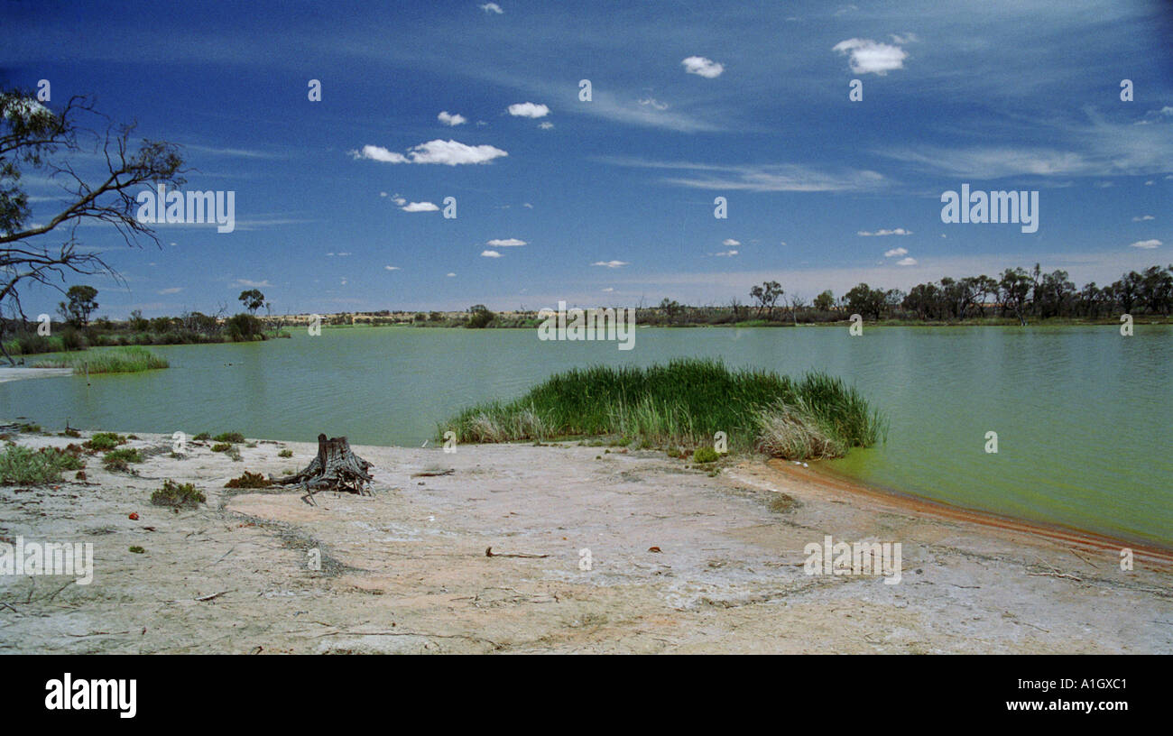 Outback water hole Stock Photo - Alamy