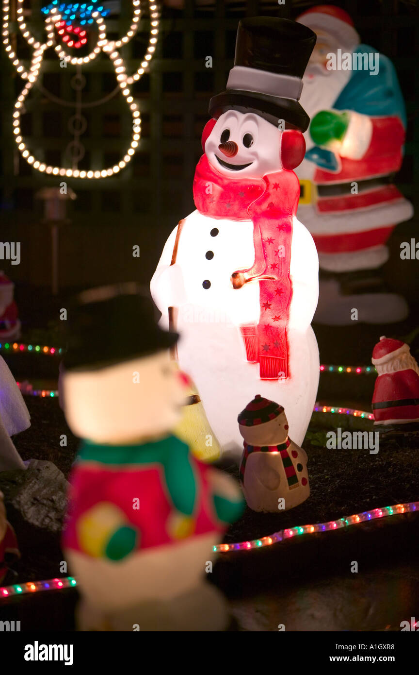 Christmas lights house lancashire hi-res stock photography and images ...