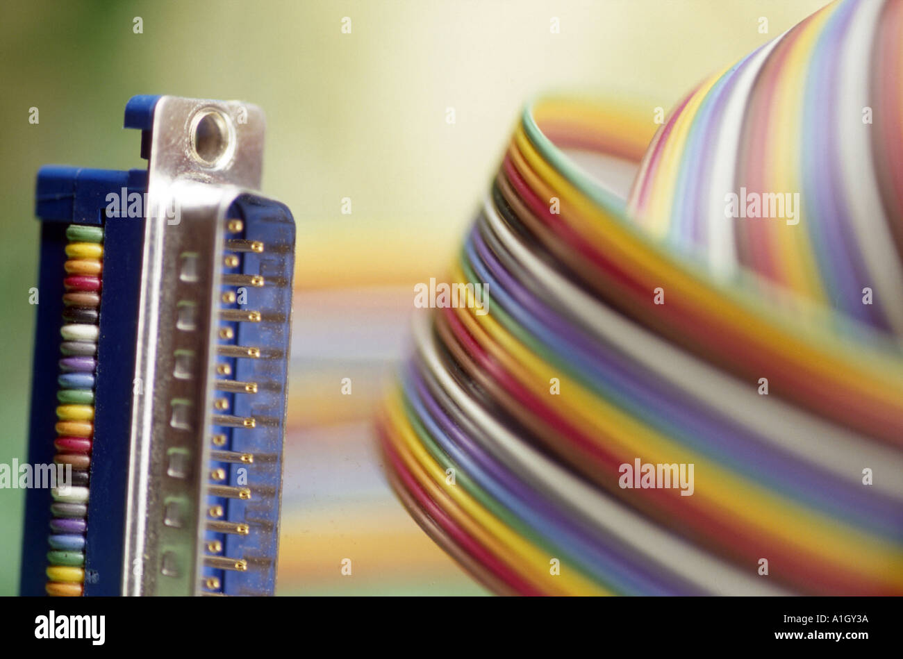 Ribbon connector hi-res stock photography and images - Alamy