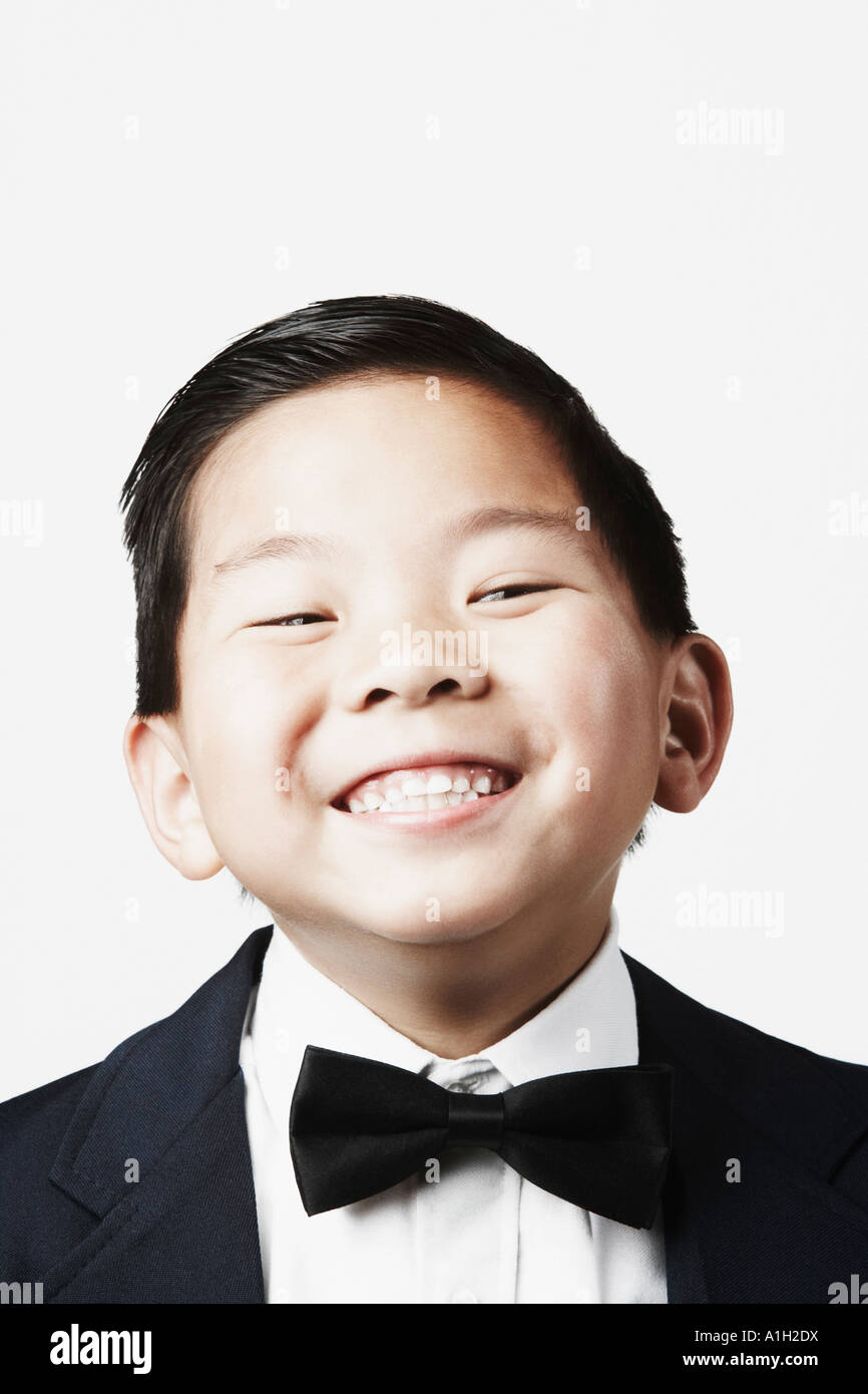 Portrait of a boy smiling Stock Photo - Alamy