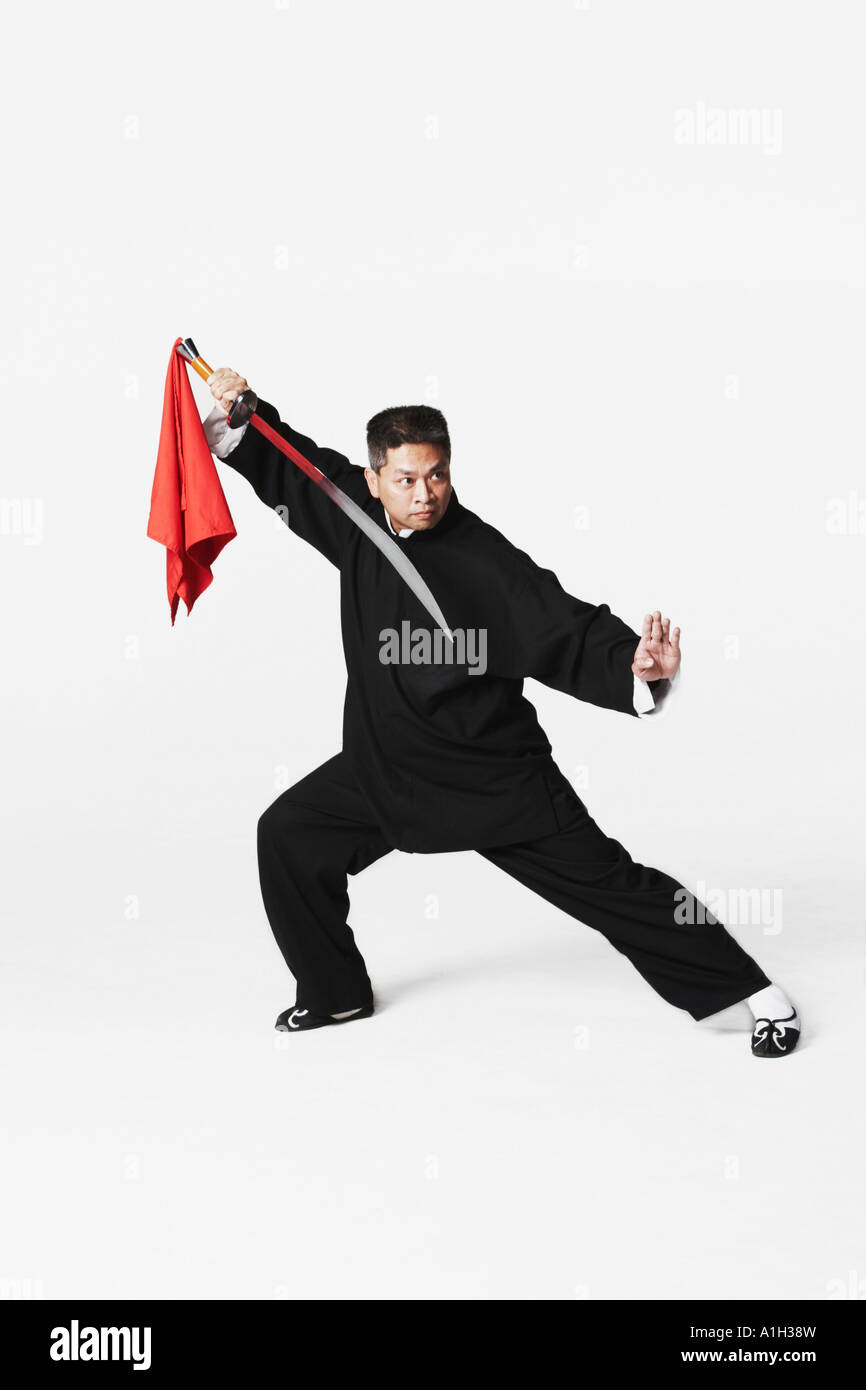 Oriental man with a sword hi-res stock photography and images - Alamy