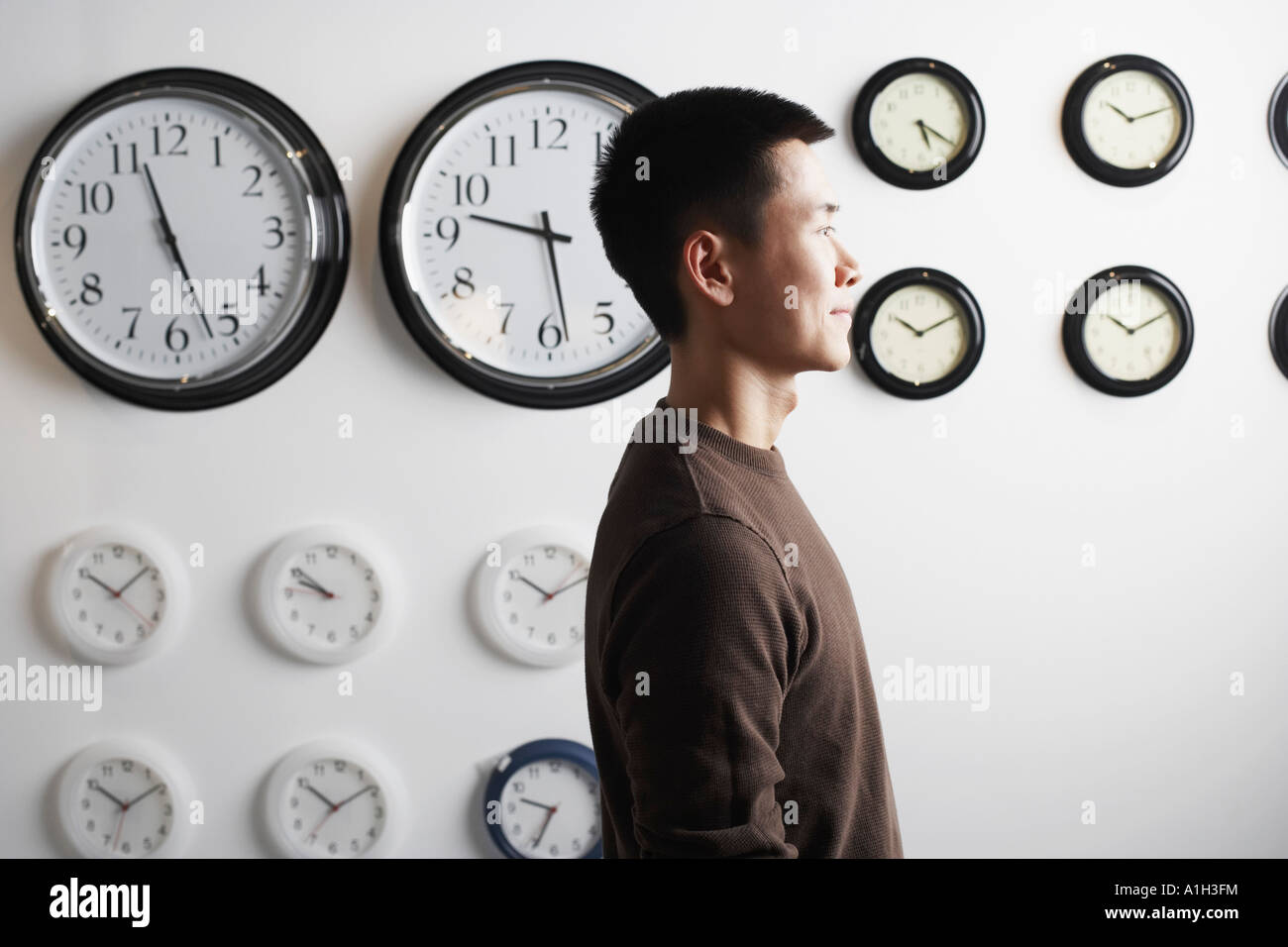Man Standing Side View Front On High Resolution Stock Photography and ...