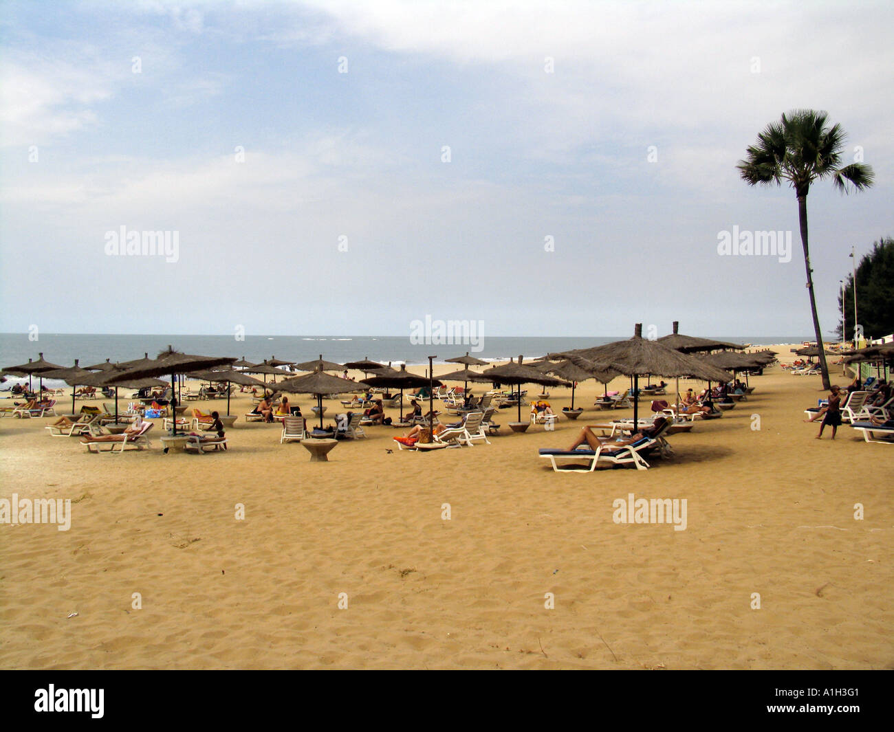 Kololi Beach near the Senegambia Hotel The Gambia Stock Photo - Alamy